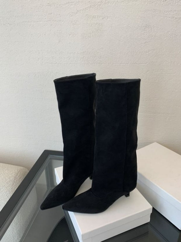 Jane Suede Thigh High Boots – VÈRV LABEL®